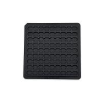 China Customizable 4-inch ESD Safe Reusable Waffle Pack Tray For IC And Semiconductor Handling for sale