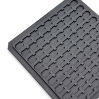 China Customizable 4-inch ESD Safe Reusable Waffle Pack Tray For IC And Semiconductor Handling for sale