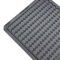 China Lightweight 4-inch ESD Safe Waffle Pack Tray For IC And Semiconductor Handling for sale