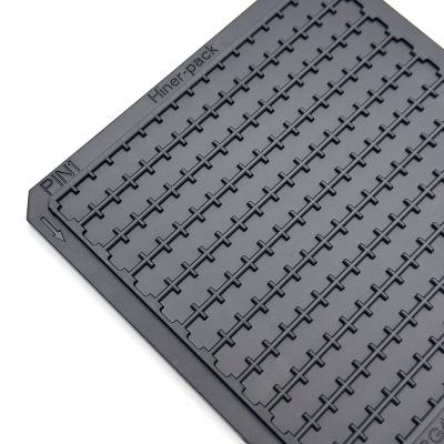 China Lightweight 4-inch ESD Safe Waffle Pack Tray For IC And Semiconductor Handling for sale