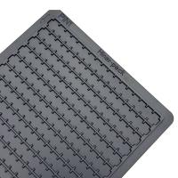 China Lightweight 4-inch ESD Safe Waffle Pack Tray For IC And Semiconductor Handling for sale
