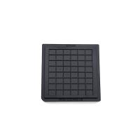 China Permanent Antistatic 2 Inch Waffle Pack Chip Tray 48 Cavity ABS ESD for sale