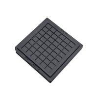 China Permanent Antistatic 2 Inch Waffle Pack Chip Tray 48 Cavity ABS ESD for sale