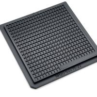 China High Purity ESD Safe Waffle Pack Tray 50.7x50.7mm 400 Cavities for Optoelectronic Devices for sale