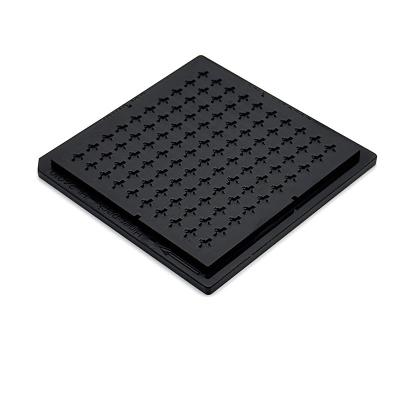China Custom Geometry High Precision Waffle Pack Chip Trays For Non Standard Component Protection for sale