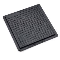 China Permanently Conductive RoHS Waffle Pack Chip Tray 2 Inch 50.7x50.7x4mm for sale