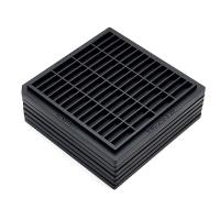 China Permanent Antistatic Specialized Small Parts Waffle Pack Chip Trays for sale