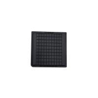 China Permanent ESD Conductive ABS Waffle Pack Chip Tray 50.7x50.7mm 100 Cavities for Microchip Storage for sale