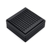 China Permanent ESD Safe Conductive ABS Waffle Pack Chip Trays For Microchip Storage And Transport for sale
