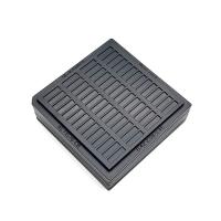 China 2 Inch Waffle Pack Chip Tray 56 Cavity ESD ABS for Automated Pick and Place Systems for sale
