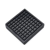 China Cleanroom Grade Waffle Pack Chip Trays 63 PCS IC Handling Contamination Control for sale