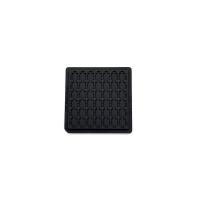 China ESD Anti Static Semiconductor Waffle Chip Tray 50.8x50.8mm 42 Cavities for sale
