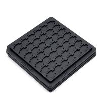 China ESD Anti Static Semiconductor Waffle Chip Tray 50.8x50.8mm 42 Cavities for sale