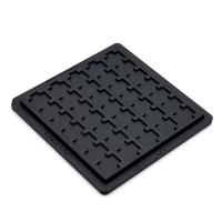 China Anti-Static High Temperature Cross-Slot Waffle Pack Trays for Semiconductor IC Chips for sale