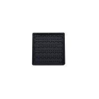 China Anti-Static High Temperature Cross-Slot Waffle Pack Tray 50.8mm for IC Chips for sale