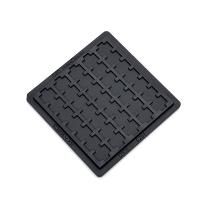 China Anti-Static High Temperature Cross-Slot Waffle Pack Tray 50.8mm for IC Chips for sale