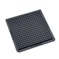 China ESD Anti-Static Waffle Pack Tray for IC Chips 125℃ High Temperature 50.7x50.7mm Custom Cavity for sale