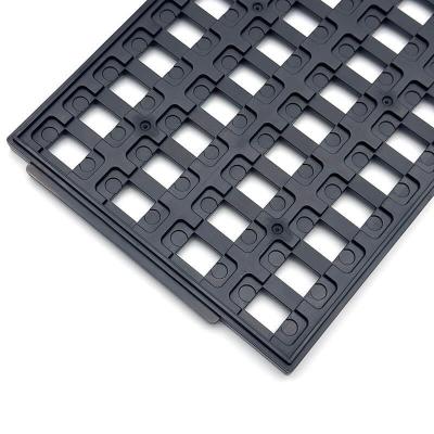 China Durable PC JEDEC IC Tray 322.6x135.9x9.5 mm Cavity 11.31x27.68 mm Reusable Semiconductor Protection for sale