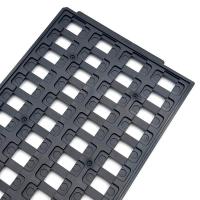 China Durable PC JEDEC IC Tray 322.6x135.9x9.5 mm Cavity 11.31x27.68 mm Reusable Semiconductor Protection for sale