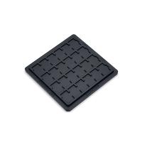 China Professional ESD Waffle Trays for Fine Pitch IC Components with Anti-Static & Dust-Proof Design and Customizable Cavity Size for sale