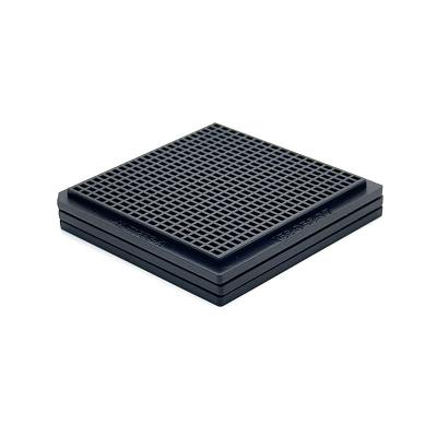 China ESD-Safe Waffle Pack Chip Tray 50.7x50.7mm 408 Cavities for Semiconductor Storage for sale