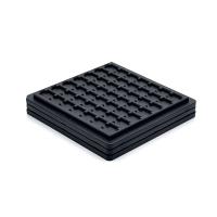China High Temp ESD Waffle Trays 50.8x50.8mm for Semiconductor ICs for sale