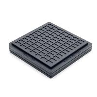 China Durable Waffle Pack Chip Trays Featuring Uniform Grids For Safe Fine Pitch IC Storage for sale