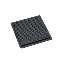 China Heavy Duty Waffle Pack Chip Trays with Uniform Grid for Fine Pitch IC Protection for sale