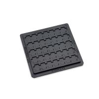 China Durable High-Temperature Resistant Reusable Waffle Pack Chip Trays for Fine Pitch IC Protection for sale