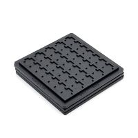 China Durable High-Temperature Resistant Reusable Waffle Pack Chip Trays for Fine Pitch IC Protection for sale