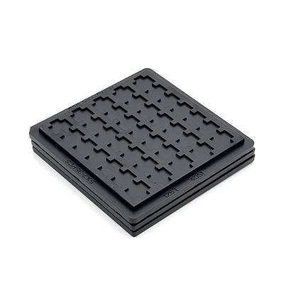 China Durable High-Temperature Resistant Reusable Waffle Pack Chip Trays for Fine Pitch IC Protection for sale