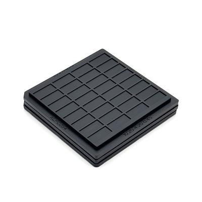 China Heat-Resistant Anti-Static Waffle Pack Trays with Customizable Cavity Sizes for Semiconductor IC Chips for sale