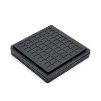 China Reusable Waffle Pack Chip Trays with Uniform Grids for Fine-Pitch IC Protection for sale