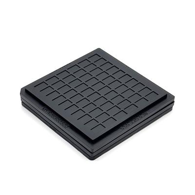 China Reusable Waffle Pack Chip Trays with Uniform Grids for Fine-Pitch IC Protection for sale