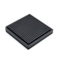 China Uniform-Grid Reusable Waffle Pack Chip Trays for Fine-Pitch IC Protection and Transit for sale
