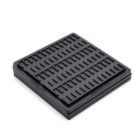 China Reusable ESD-Safe Waffle Pack Chip Trays with Customizable Cavity Size for Semiconductor IC Protection for sale