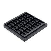 China Anti-Static Reusable Cleanroom-Grade Waffle Pack Chip Trays for Semiconductor IC Protection for sale