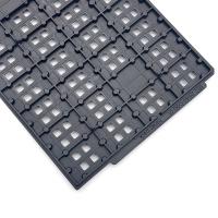 China Customizable Cavity PPE JEDEC IC Trays Heat‑Resistant For Semiconductor Packaging for sale