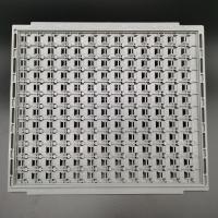 China White ABS Anti-Static IC Carrying Trays with Custom Cavity Sizes - ISO Certified Reusable Electronic Component Packaging for sale