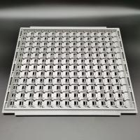 China White ABS Anti-Static IC Carrying Trays with Custom Cavity Sizes - ISO Certified Reusable Electronic Component Packaging for sale