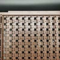 China HN1973 Reusable Antistatic Semiconductor Tray 314×276×11.77mm for Sensor IC with ESD Protection for sale