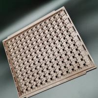 China HN1973 Reusable Antistatic Semiconductor Tray 314×276×11.77mm for Sensor IC with ESD Protection for sale