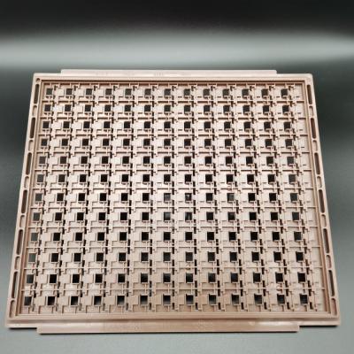 China HN1973 Reusable Antistatic Semiconductor Tray 314×276×11.77mm for Sensor IC with ESD Protection for sale