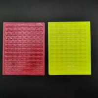China Permanent ESD Static Colorful Tray for Optical Filters - 0.4mm Flatness, 96 Cavity Capacity, PEI Material for sale