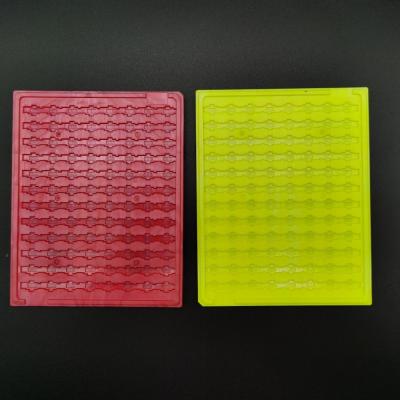 China Permanent ESD Static Colorful Tray for Optical Filters - 0.4mm Flatness, 96 Cavity Capacity, PEI Material for sale