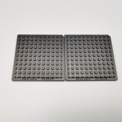 China Special Inverted Components ESD Tray Anti Static 100PCS 50.7x50.7x4mm ROHS Certified ABS Material for sale