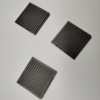 China 2 Inch Black Plastic IC Chip Tray with 168 Cavities, 0.2mm Flatness and ESD Protection for Semiconductor Storage for sale