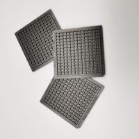 China 2 Inch Black Plastic IC Chip Tray with 168 Cavities, 0.2mm Flatness and ESD Protection for Semiconductor Storage for sale