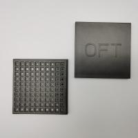 China Black ESD Anti-Static IC Chip Tray 50x50x5mm with 100-PCS Capacity and High Temperature Resistance for sale