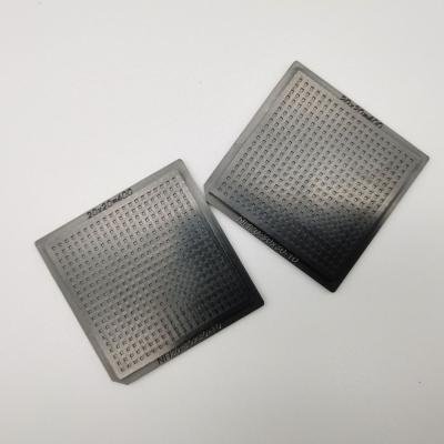China Custom Black IC Chip Tray 400PCS 50.7x50.7mm ABS Material for Electronic Component Packaging for sale